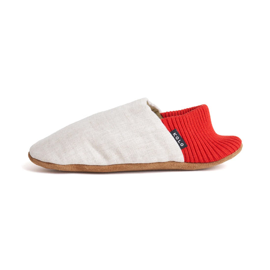 Damson Linen House Shoes | Topdrawer